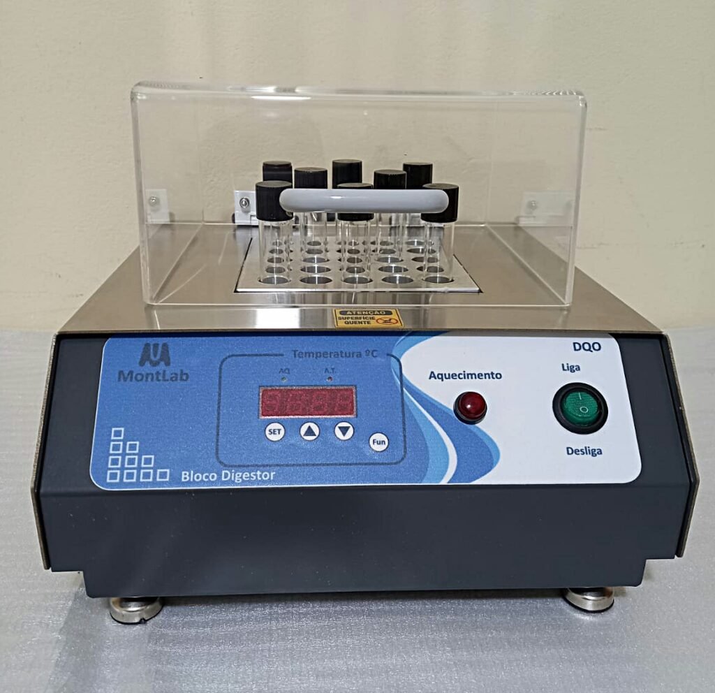 Bloco digestor de DQO Digital solução simples para toda digestão.